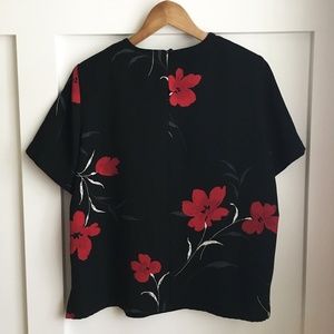 TanJay | Tops | Tanjay Flower Blouse Medium | Poshmark